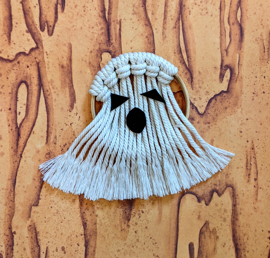 Spooky Craft: Macramé Ghosts | Richland Library